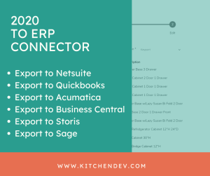 2020 to ERP Connector - KitchenDEV